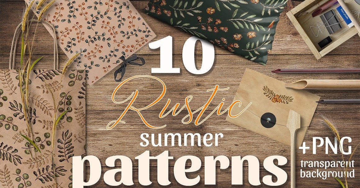 10 Rustic Patterns