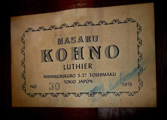 Guitar Vintage Nhật Bản: Kohno - The Best Classical Guitar in Japan ...