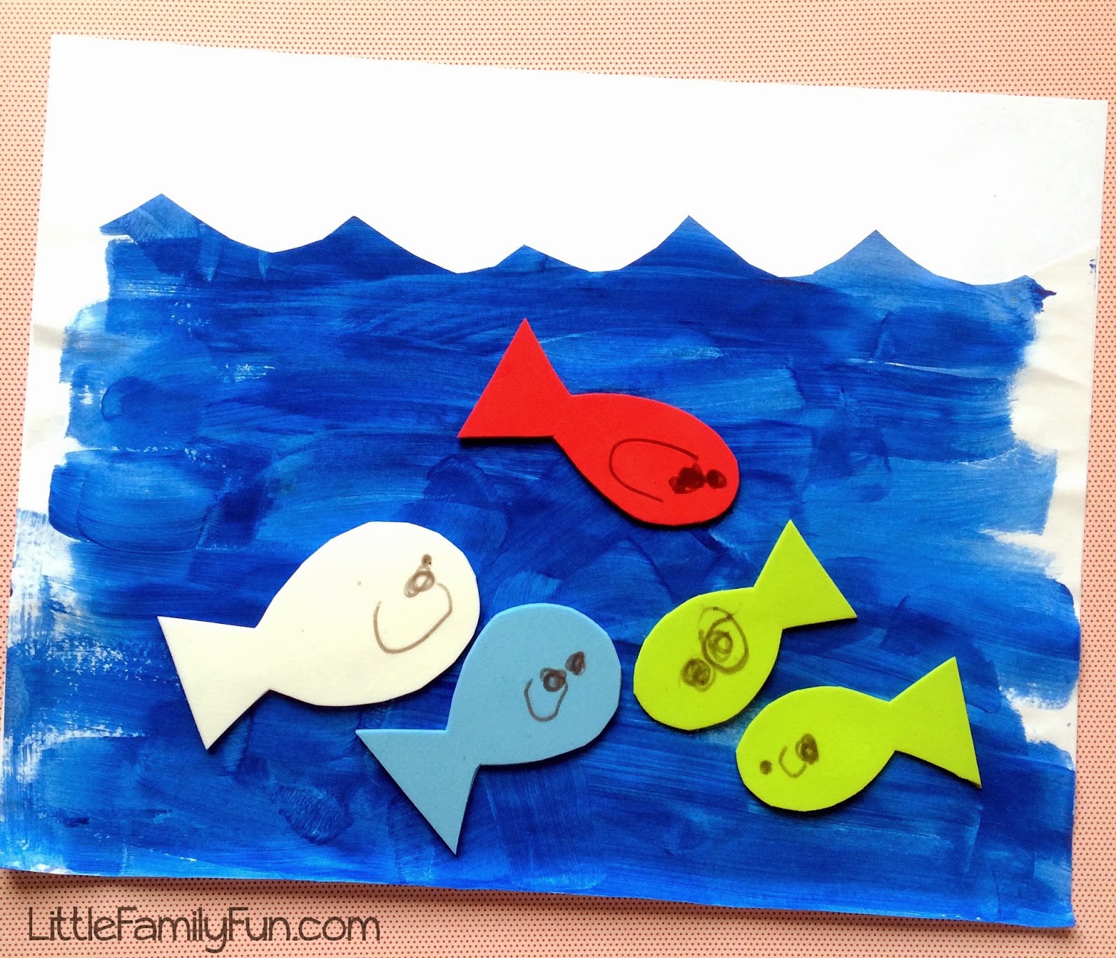 Little Family Fun: One Fish, Two fish, Dr. Seuss Craft!