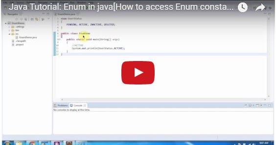 JAVA EE: Java Tutorial: Enum in java[How to access Enum constants ...
