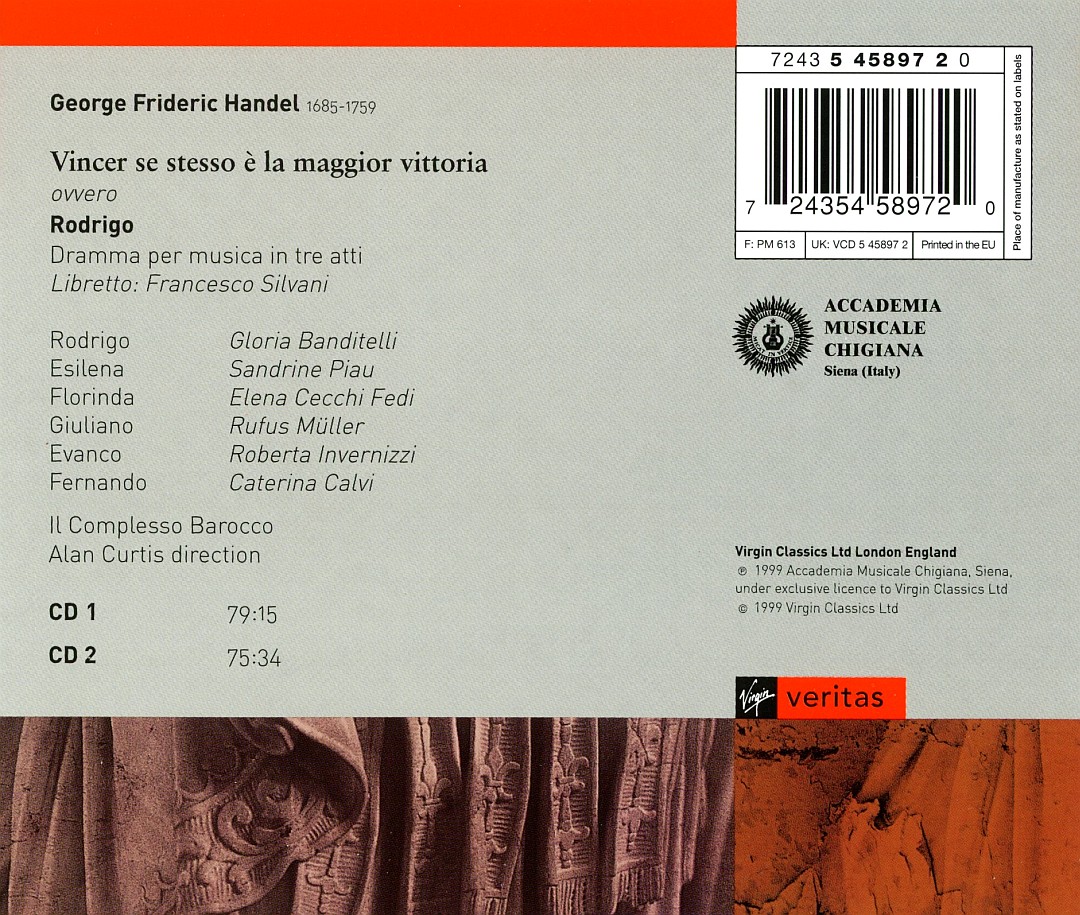 makdelart - classique: G.F. Handel - Rodrigo (Alan Curtis) [2CDs]