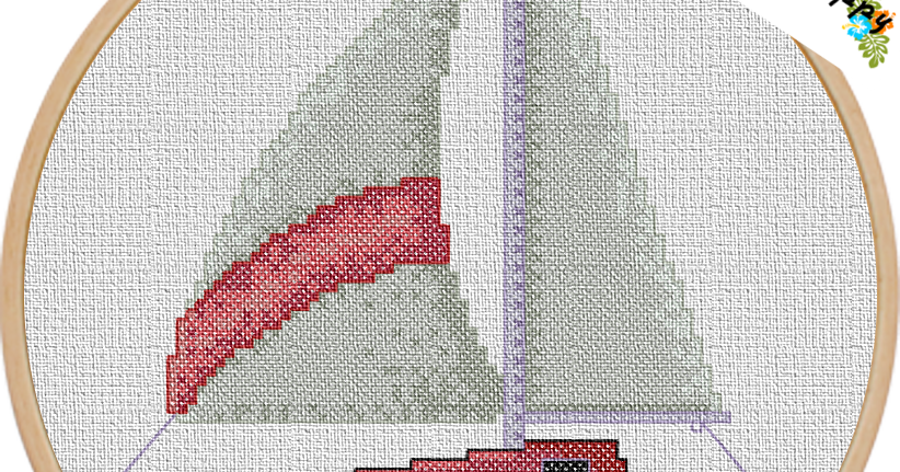 hancock's house of happy: Ortstravaganza! Free Cute Sailboat Cross ...