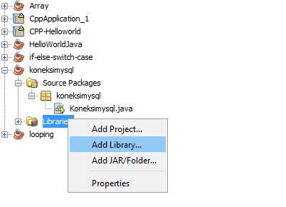 Tutorial Java : Membuat Koneksi Database MySQL JDBC Driver pada Java ...