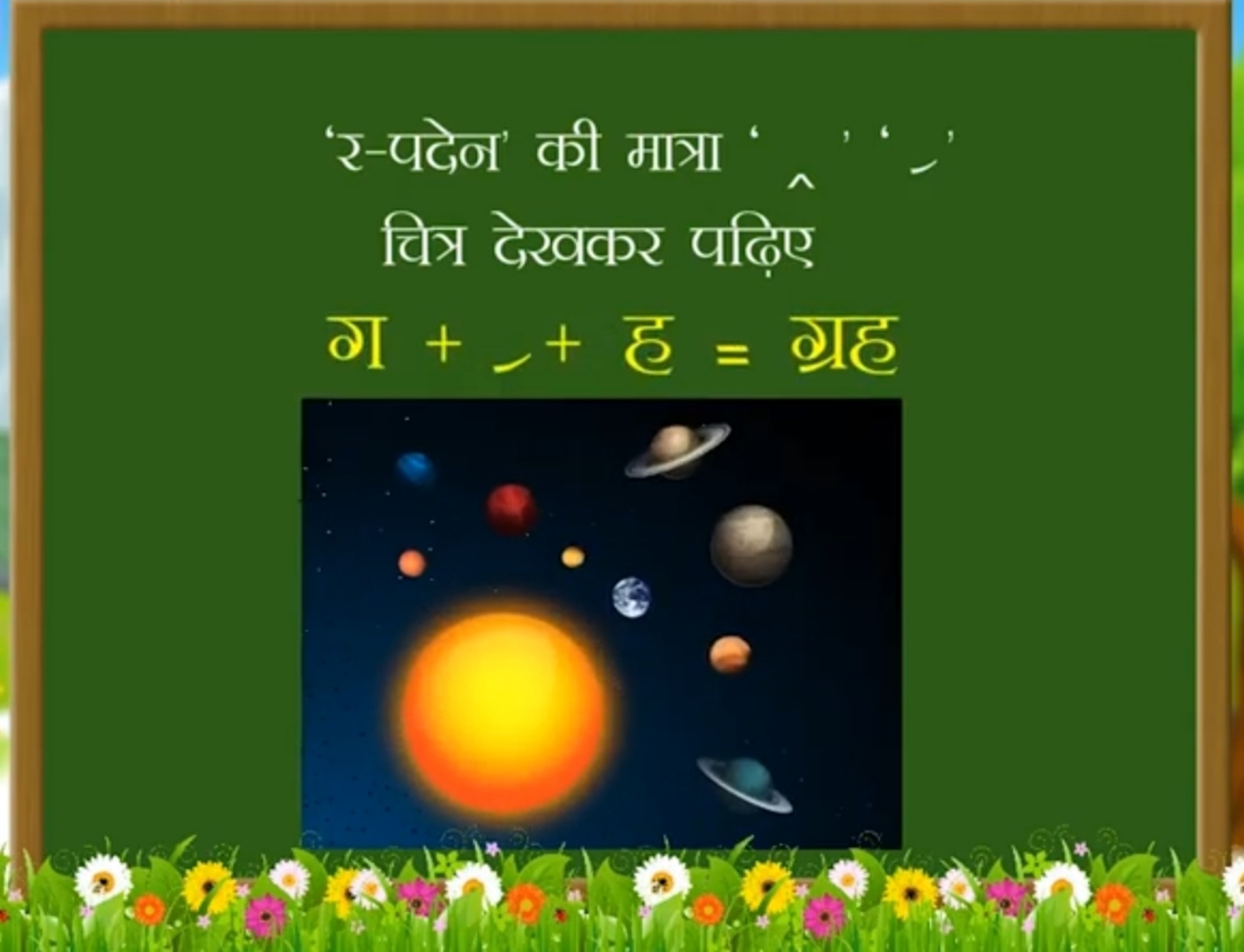 Hindi Topic - R Ke Sahi Roop
