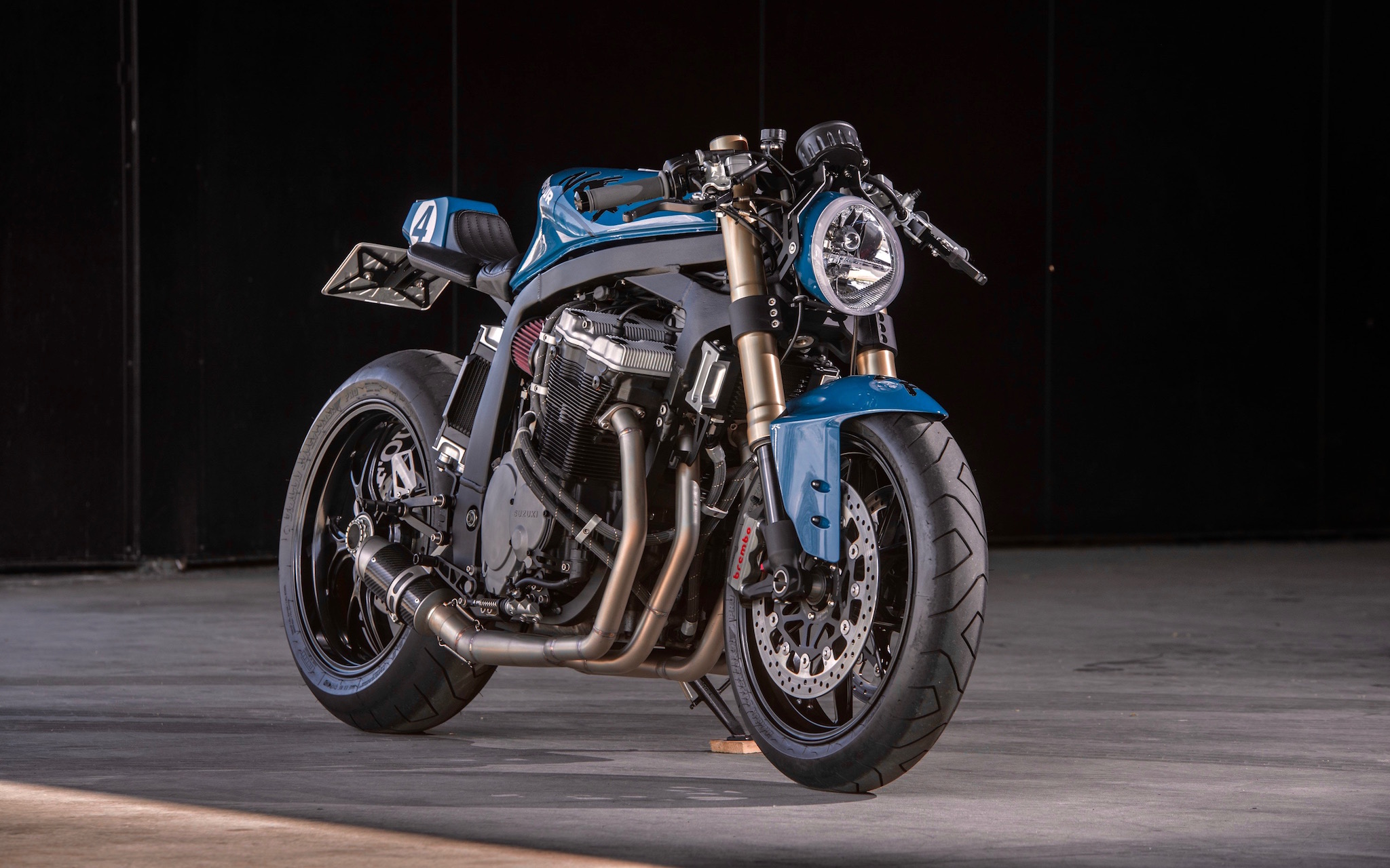 Italian flavour Gixxer - Inazuma café racer