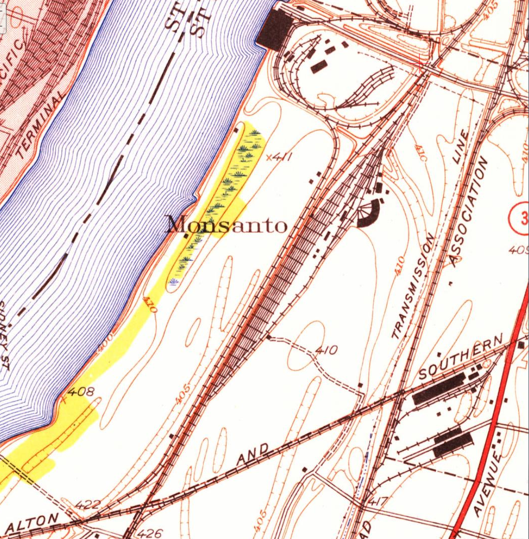 Towns and Nature: Sauget, IL: GM&O/Alton Tolson Yard, 1923-1976 240mw ...