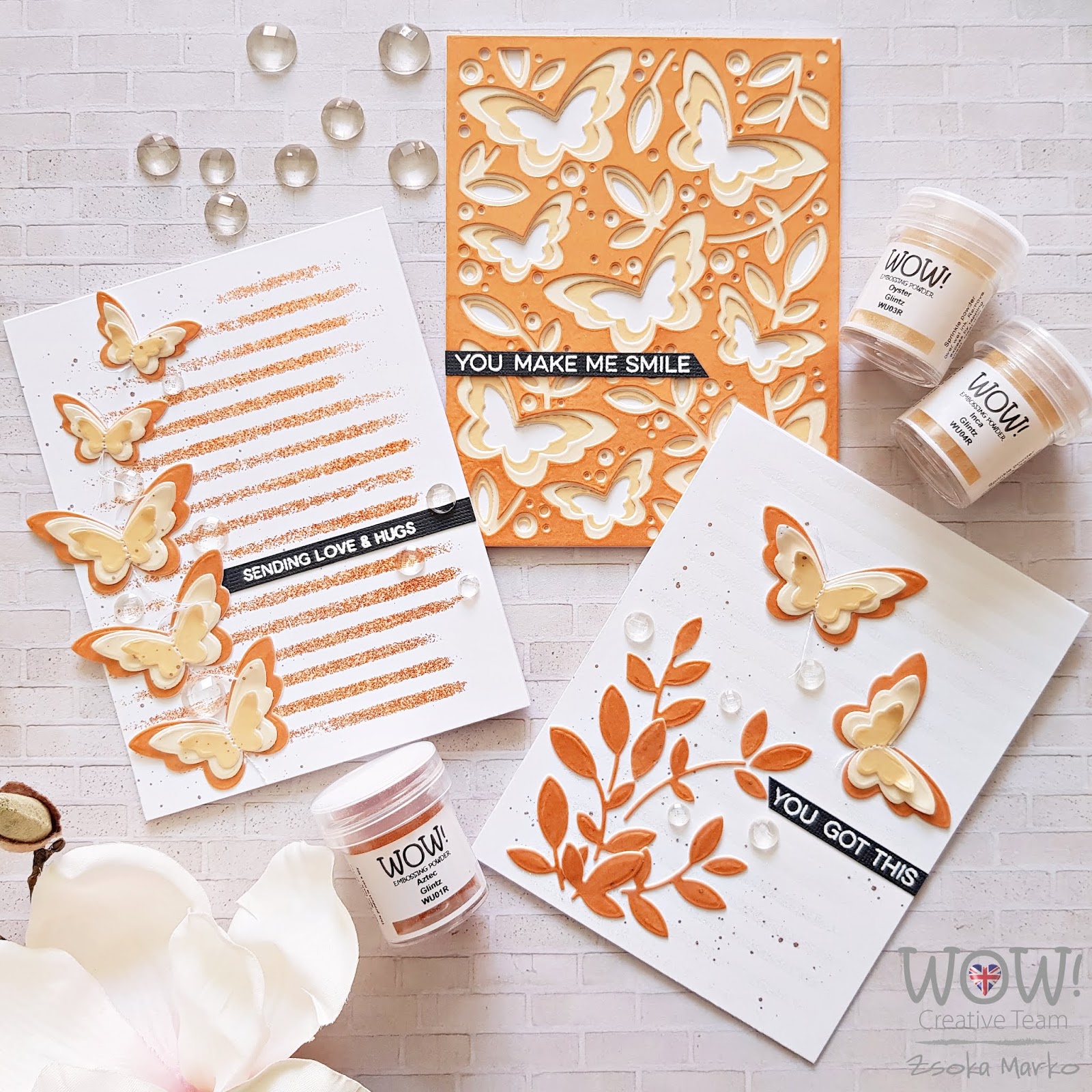 Cards Made With Embossing Powder