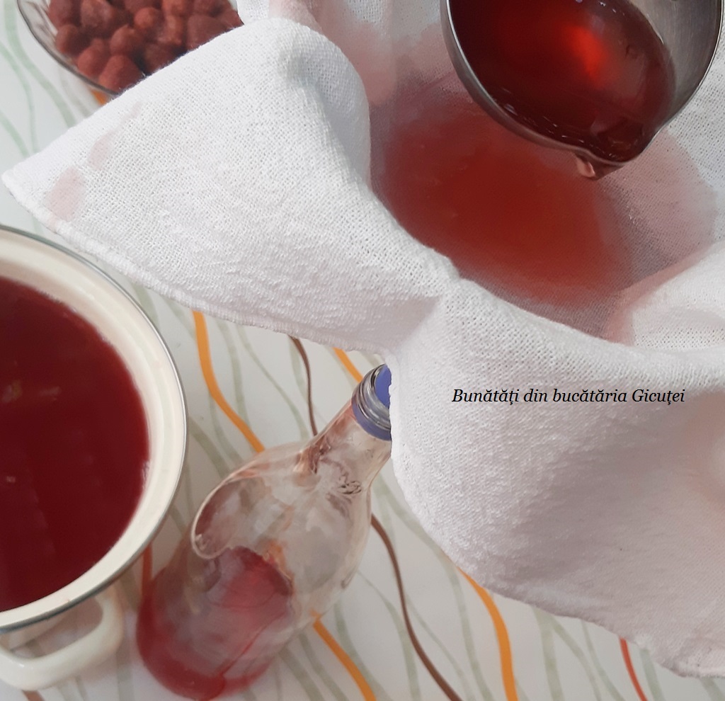 Lichior de capsuni- capsunata - Bunătăți din bucătăria Gicuței