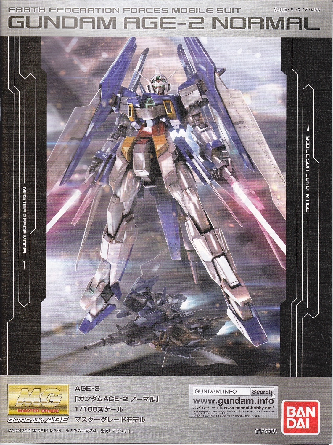 Gundam AGE-2 Normal MG Review Part 1