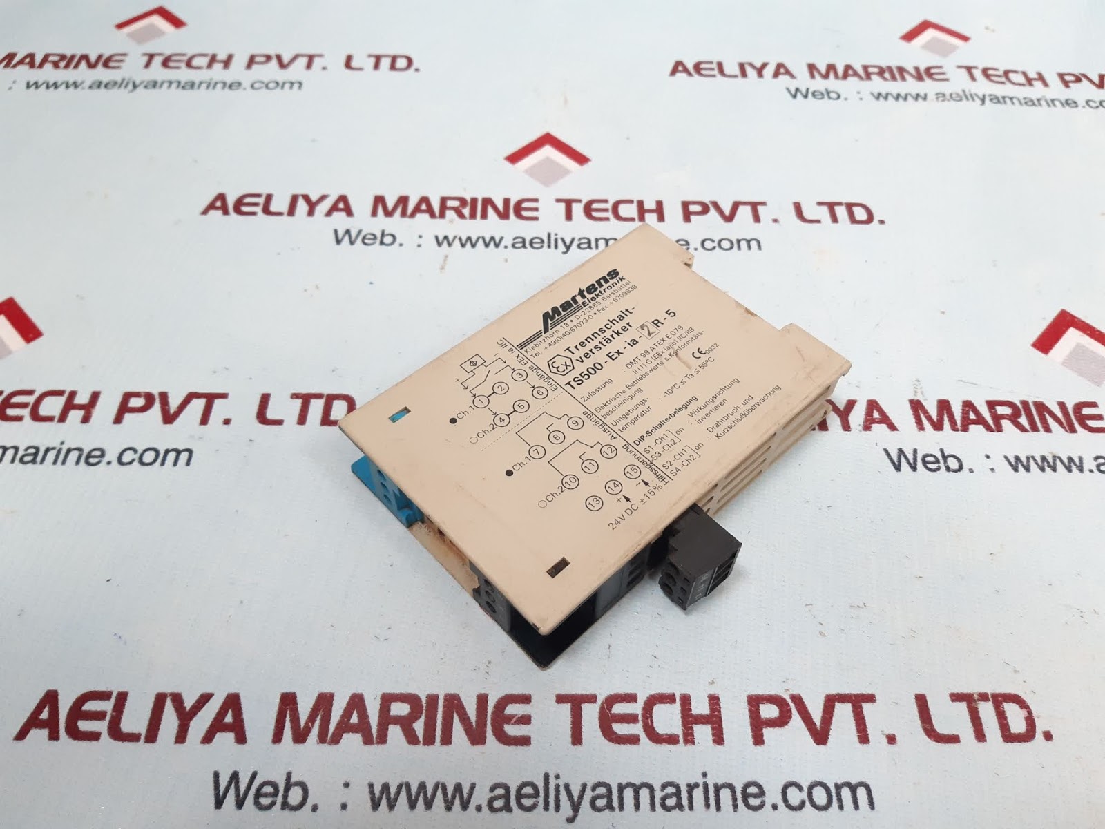 MARTENS ELEKTRONIK TS500-EX-IA-2R-5 ISOLATING AMPLIFIER - Aeliya Marine