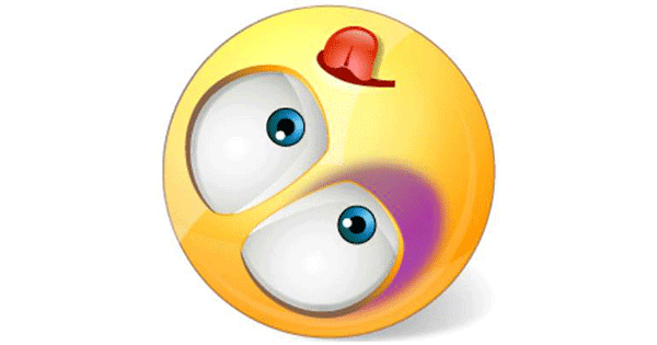 Beaten Smiley Face | Symbols & Emoticons