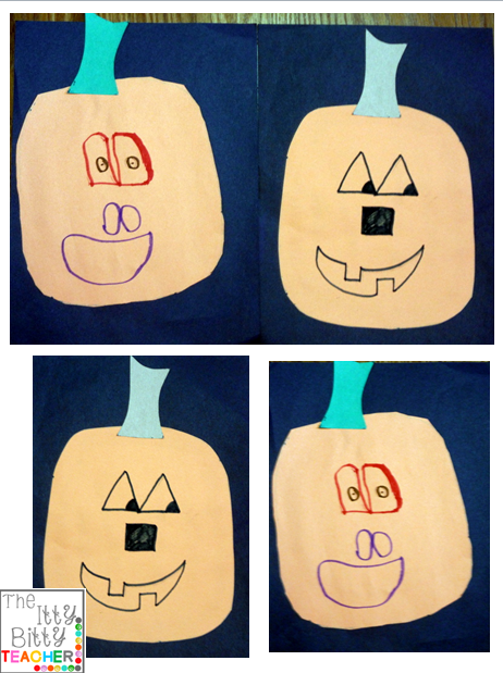 Roll a Jack-o-Lantern Craftivity | The Itty Bitty Teacher