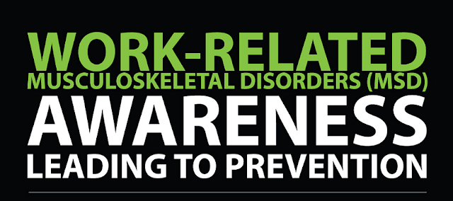 Work Related Musculoskeletal Disorders (MSD): Awareness Leading To ...