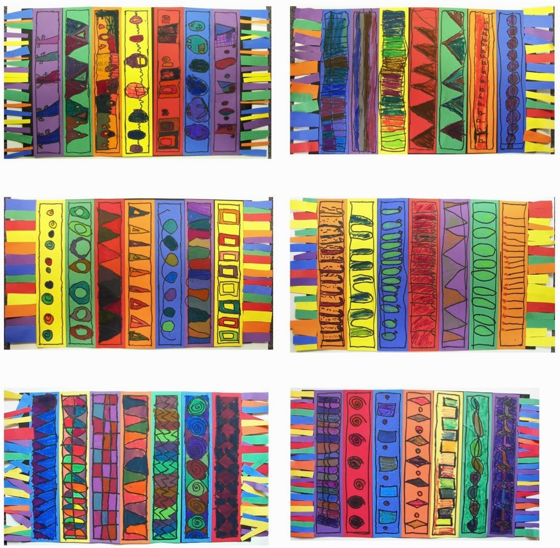 The Rolling Artroom: Line Patterns/Rug Design (1st-3rd Grade)