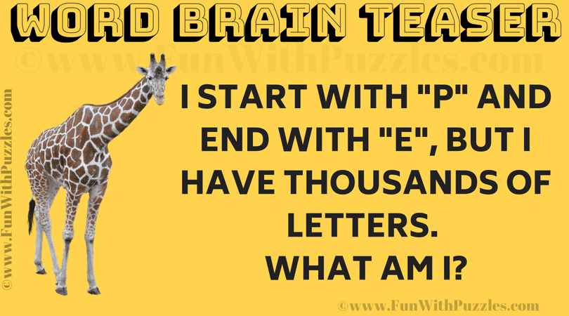 Quick IQ Test Question: English Riddle with Answer