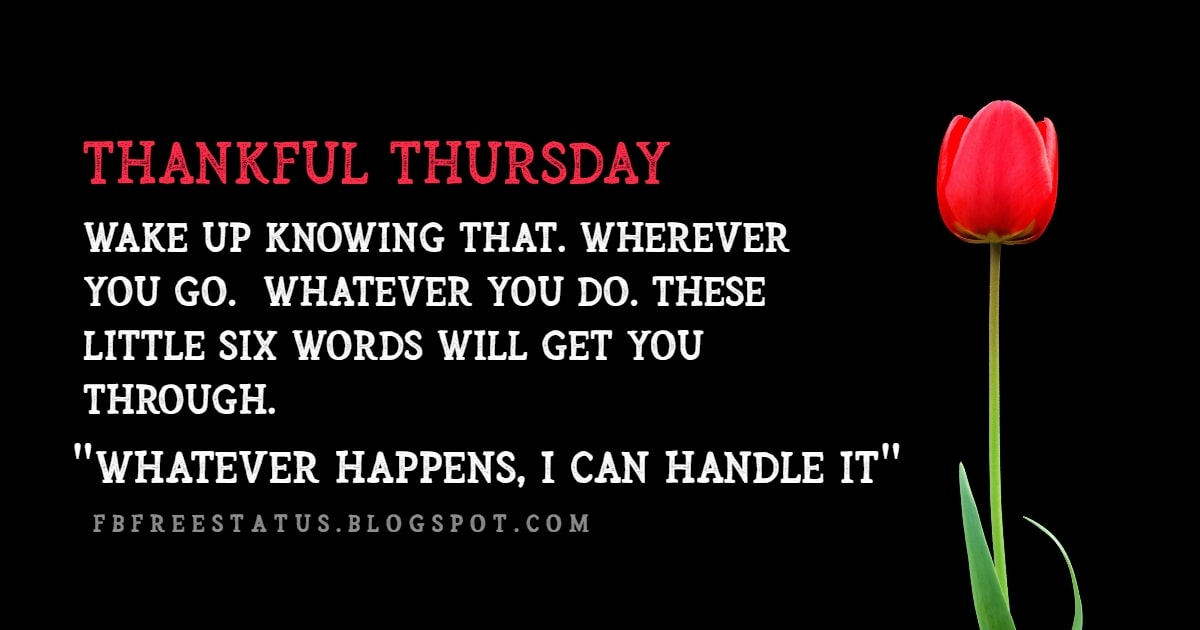 Thankful Thursday Quotes With Happy Thursday Images Pictures