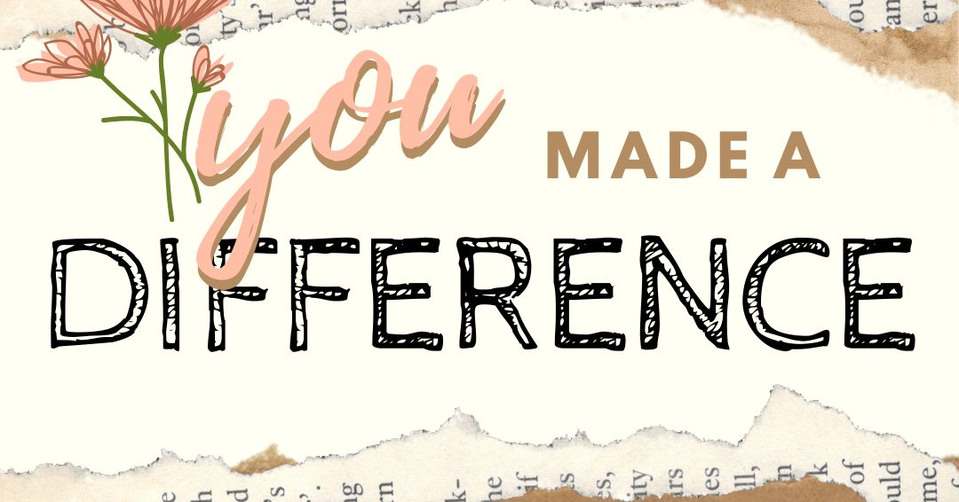 Jem Jones, Writer: you made a difference: a tag {about blogs}