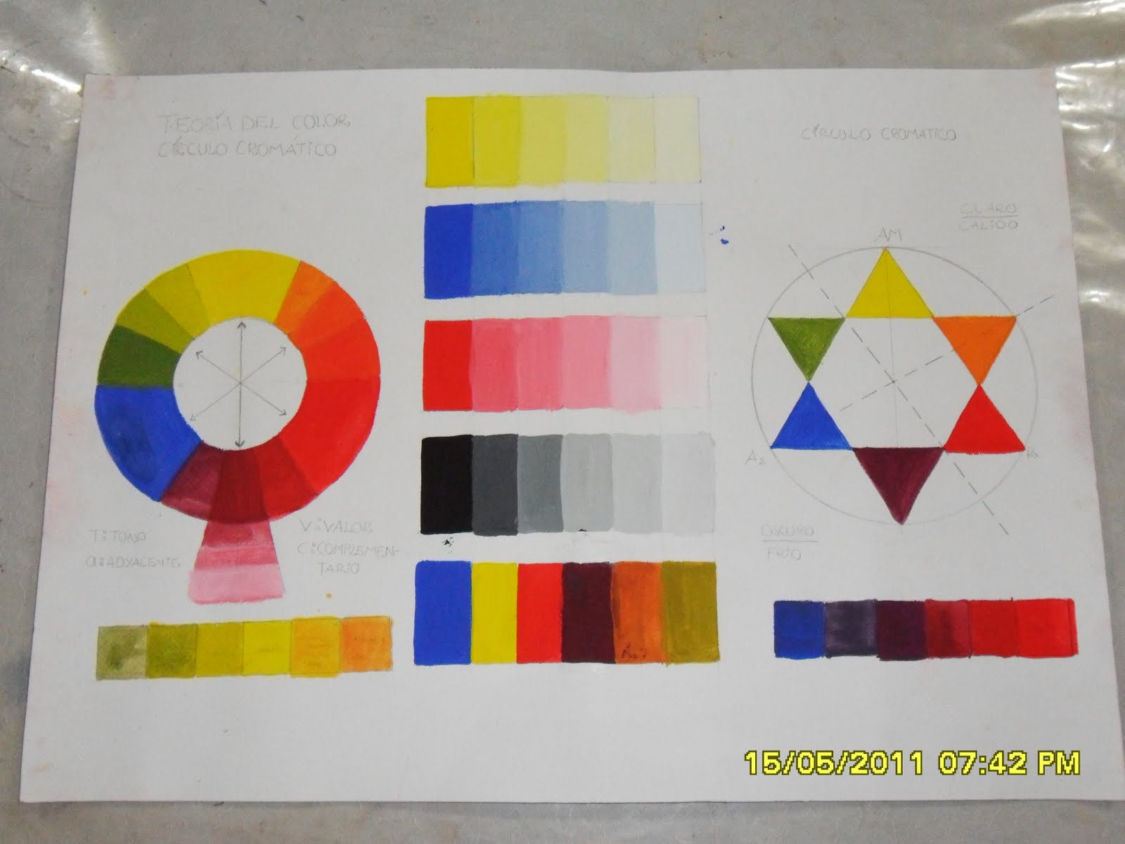 TALLER DEL ESPACIO: DEGRADACIÓN DE COLORES