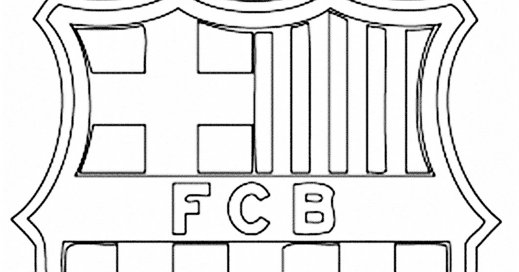 Pinto Dibujos: Imágenes del escudo de FC Barcelona para colorear