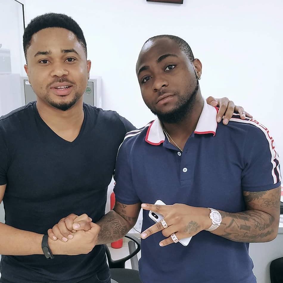Picture of Mike Godson and Davido