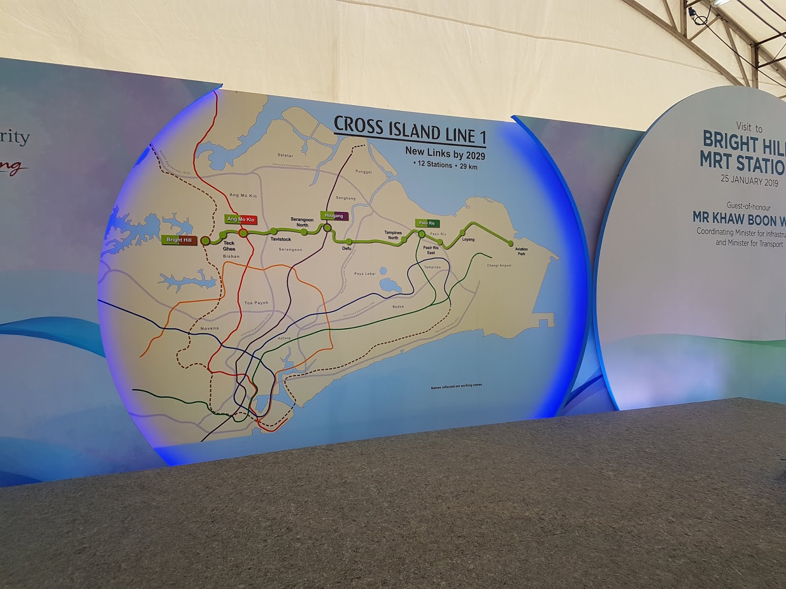 Cross Island Line Construction: 2019