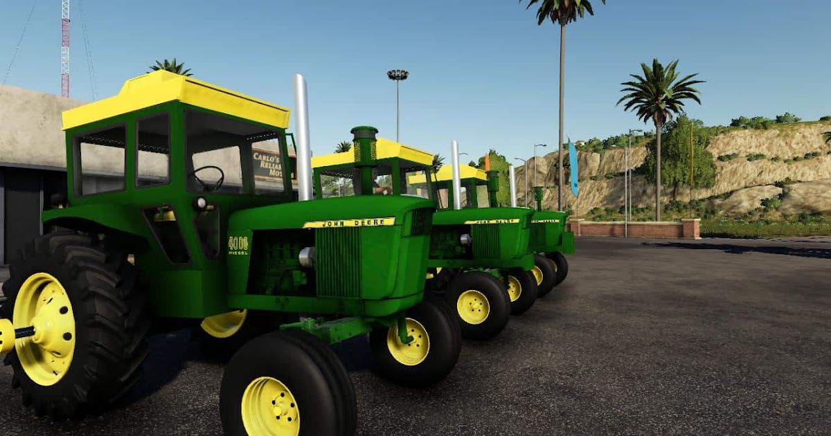FS19 John Deere 4000 Series v1.0 - FS 19 & 22 USA Mods Collection