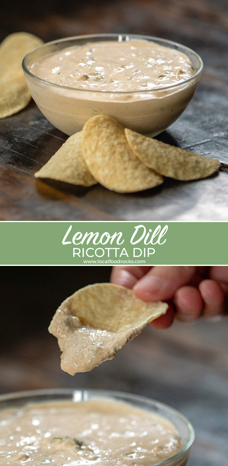 Lemon Dill Ricotta Dip » Local Food Rocks