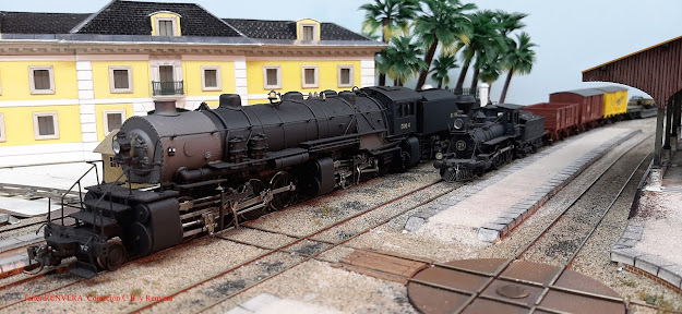 Taller RENVERA: ERIE Railroad 5014. TRIPLEX Locomotive. Baldwin 2-8-8-8-2