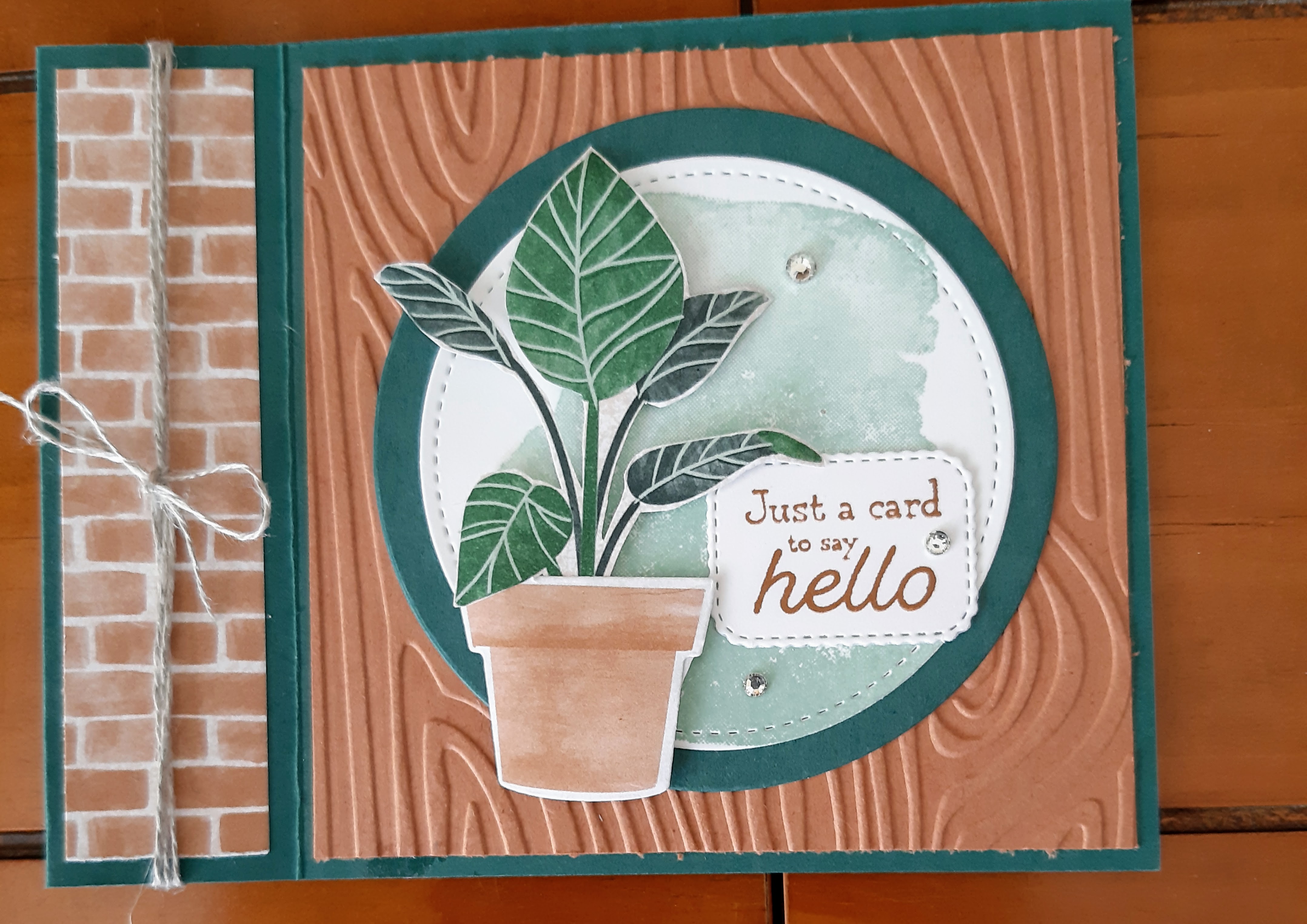 PENNY TOKENS STAMPIN SPOT: Book Binding Fancy Fold Card With Plentiful ...