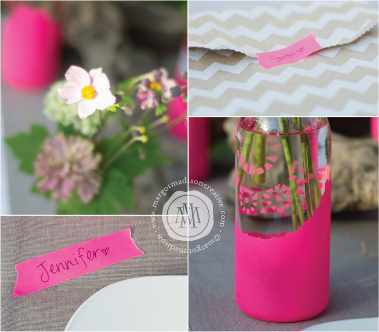 MargotMadison: Neon Pink Tablescape