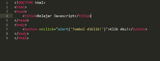 Pertemuan 2 Javascript Dialog