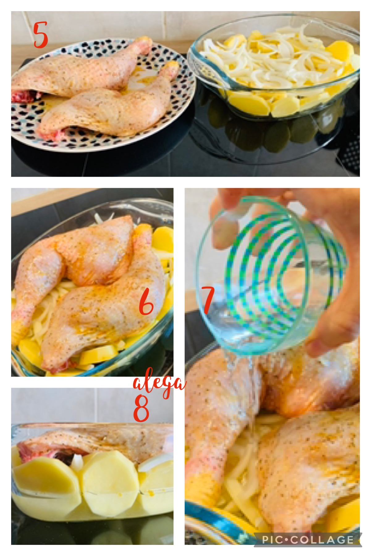 Mi aventura en la cocina: Pollo con papas, un clásico para disfrutar!