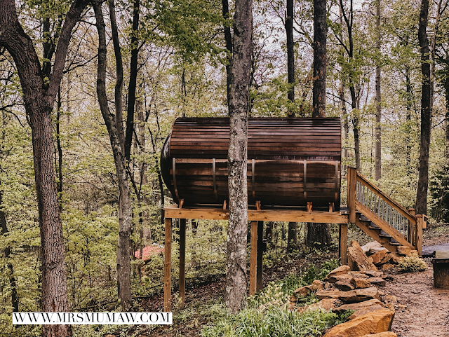 Hocking Hills Sauna Pods | The Every Things Mrs Mumaw : Fort Wayne ...