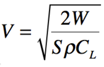 Calculando el C_L (Coefficient of Lift) grosso modo