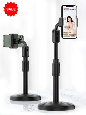 Mobile Phone Stand Holder for video recording (Adjustable Height & Angle)