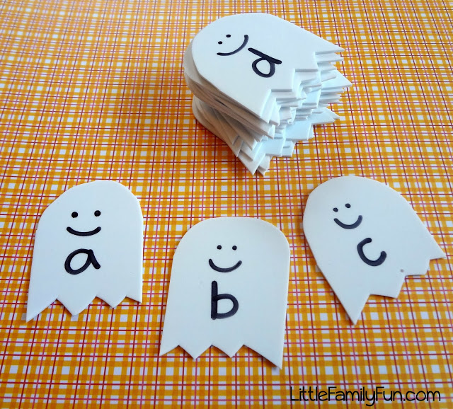 Little Family Fun: ABC Ghosts!