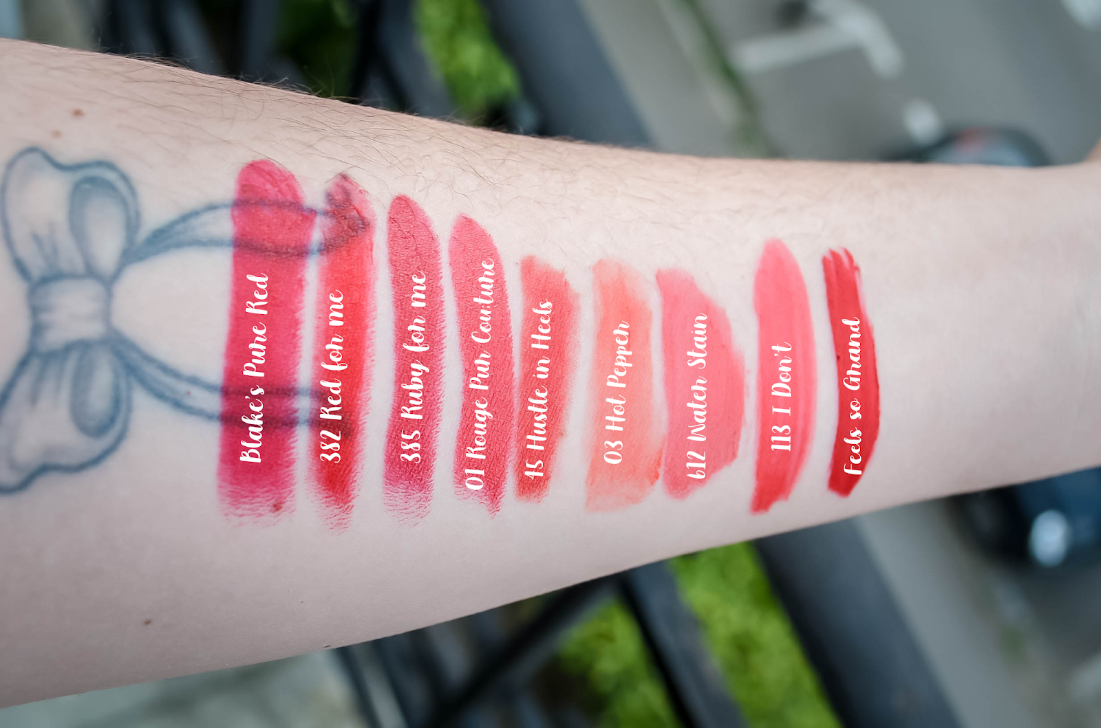 Mes rouges à lèvres : les Rouges - Around My World | Blog Mode et ...