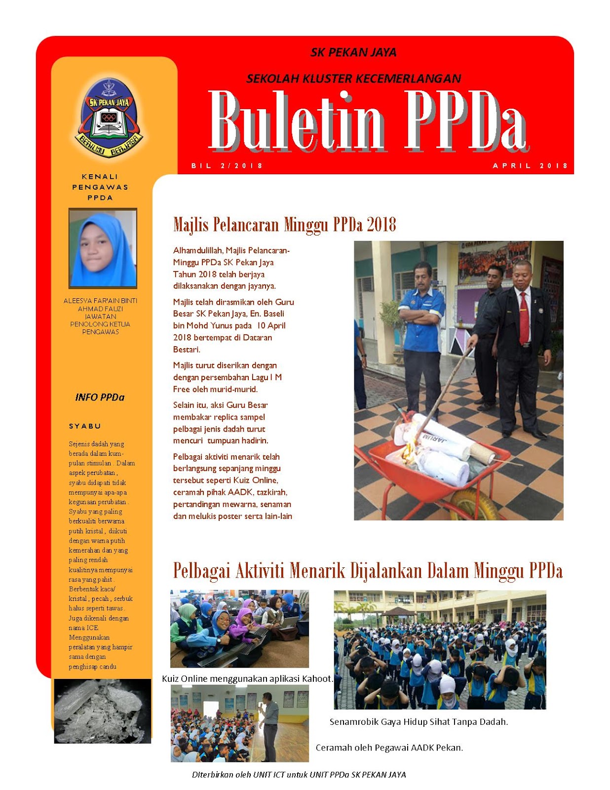 PORTAL PENDIDIKAN PENCEGAHAN DADAH (PPDa) SEKOLAH KLUSTER KECEMERLANGAN ...