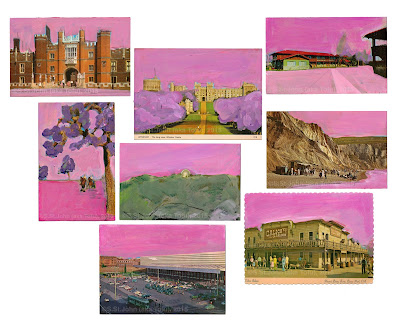 Tofu's Art Blog: Pinked Postcards