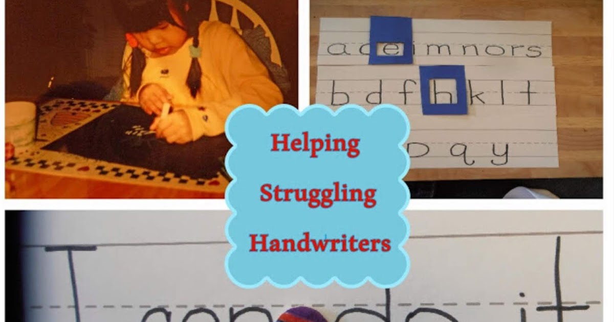 BJ's Homeschool : Helping Struggling Handwriters