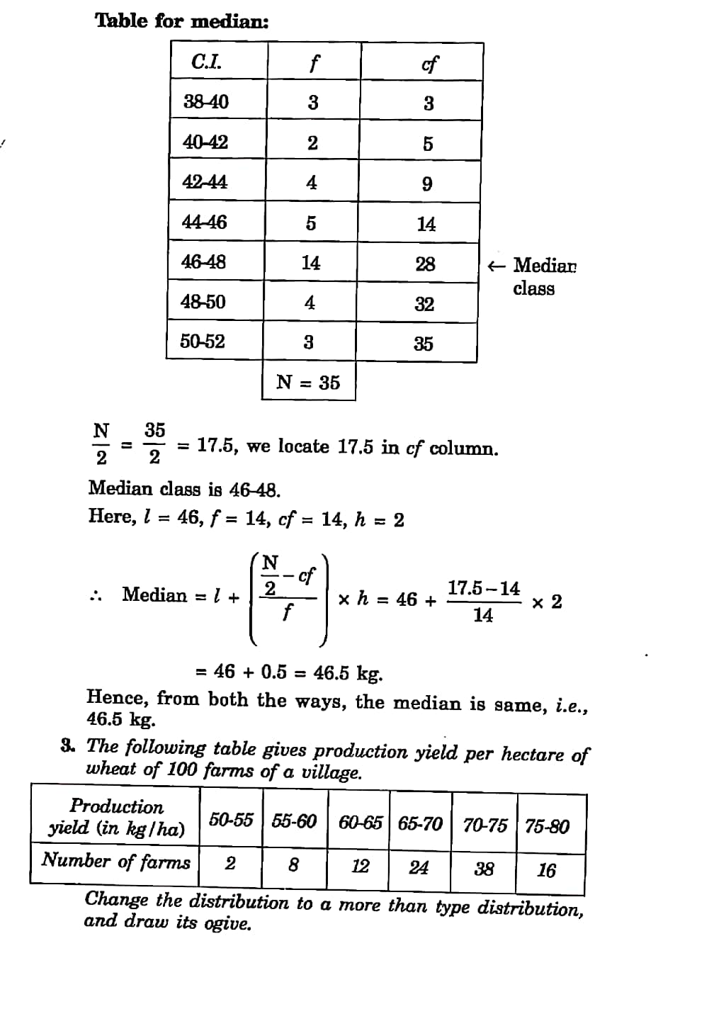 Statistics class 10 math - Studypur