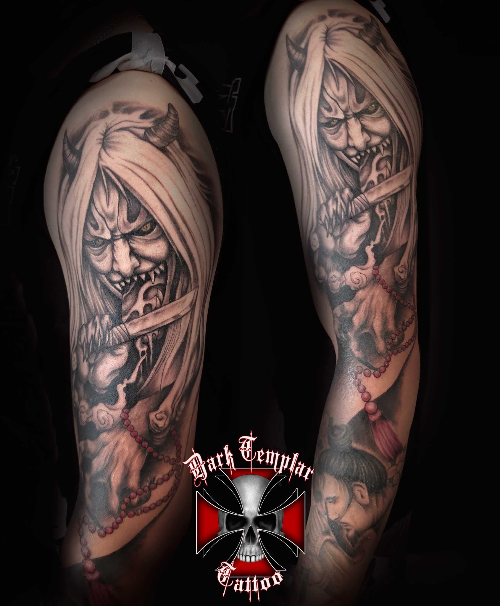 Devil Tattoo Sleeve