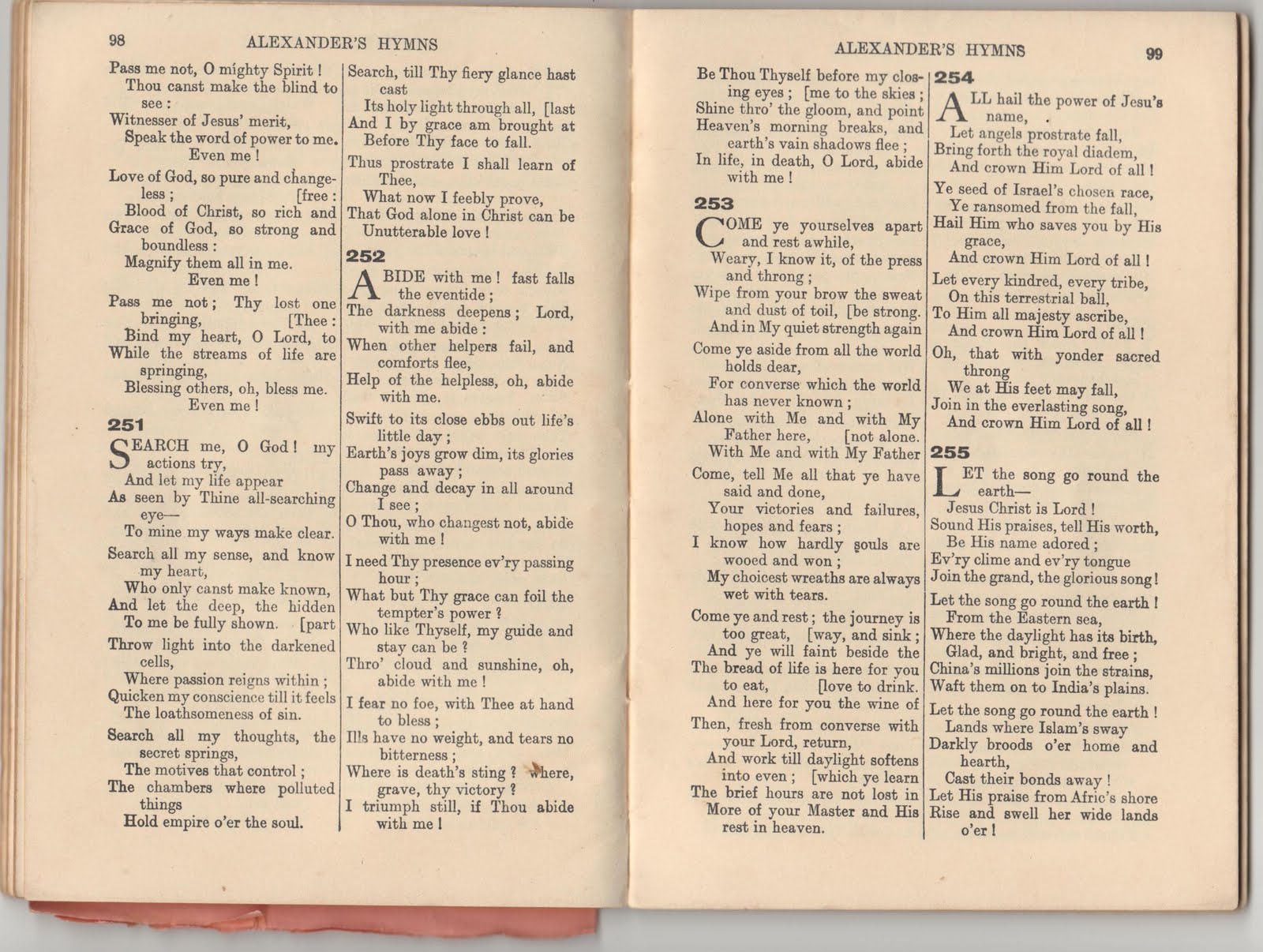 Alexander's Red Hymn Book