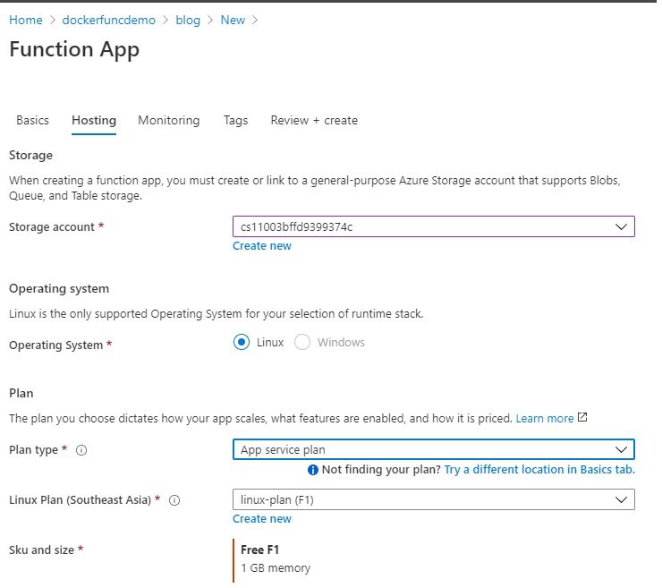 Azure Function in a Docker Container - Part 2