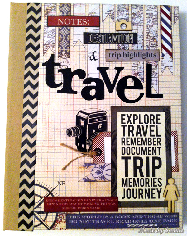 Traveling Notebook ~ Made by Sannie
