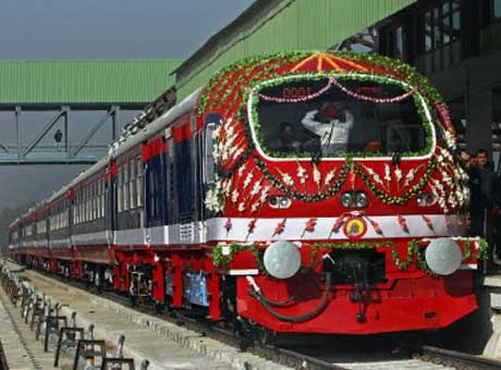 Kashmir gets first train line - Indian Railway Reservation - Train Bookings