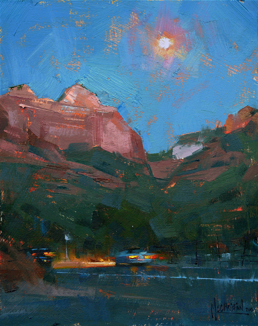 JENNIFER McCHRISTIAN PAINTINGS: Scintillating Summer