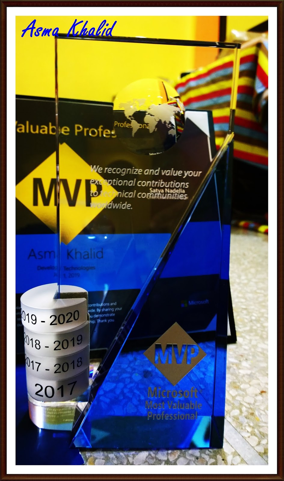 Microsoft MVP Award 2019 - Asma's Blog