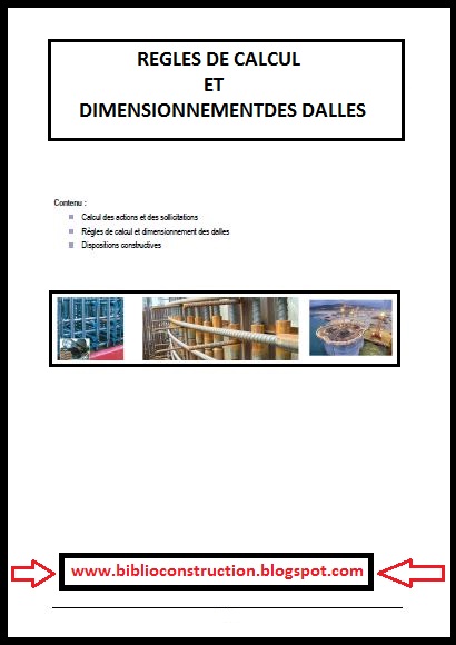 REGLES DE CALCUL ET DIMENSIONNEMENT DES DALLES - Livres et Documents Gratuits Génie Civil, BTP ...