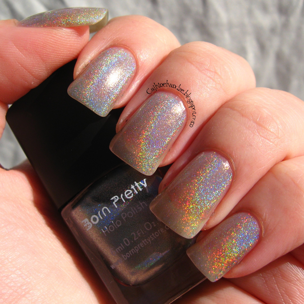 Born Pretty Holo Polish #7 | Cajkine kandže i sve njihove boje